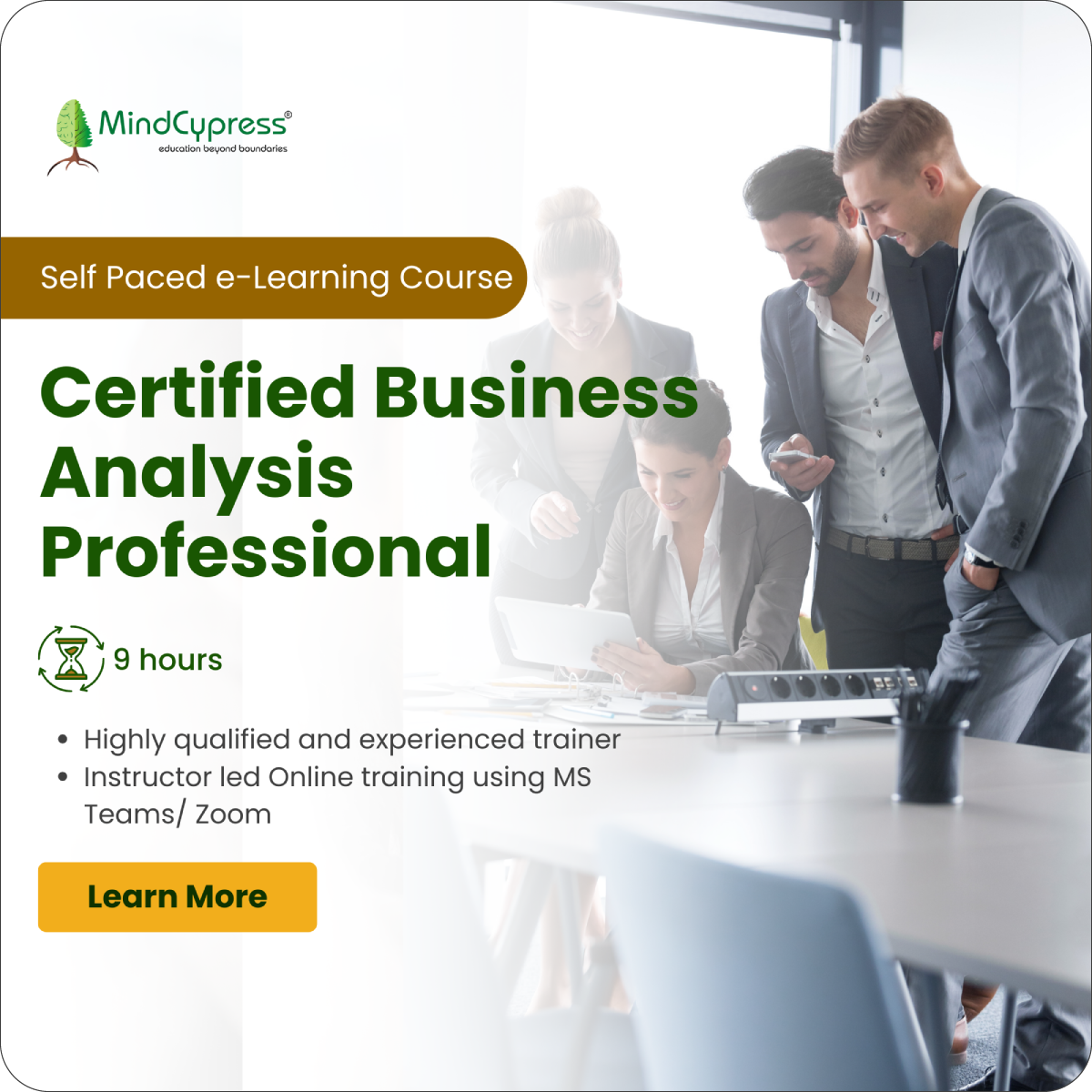 CBAP Self Paced ELearning Course MindCypress CBAP Self Paced ELearning Course MindCypress