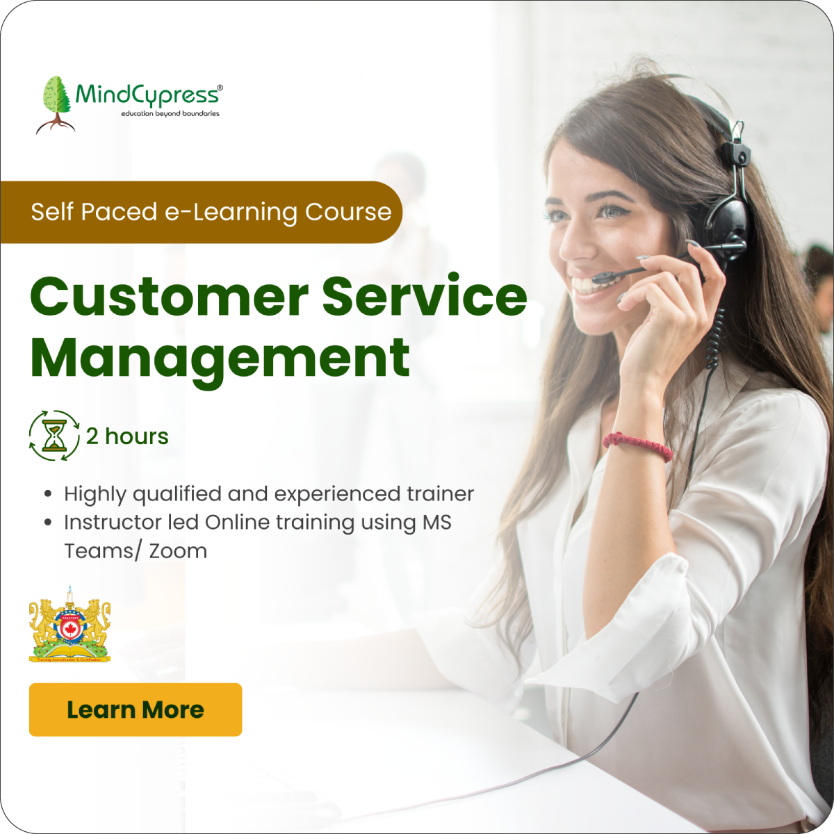 Customer Service Management Self Paced eLearning Course & MindCypress