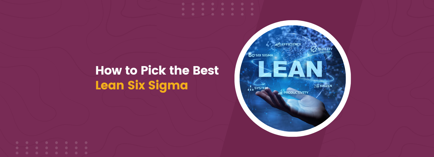 How to Pick the Best Lean Six Sigma Certification & MindCypress