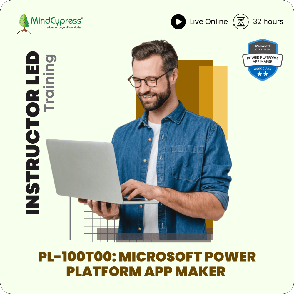 PL-100T00: Microsoft Power Platform App Maker Instructor Led Online Tr & MindCypress