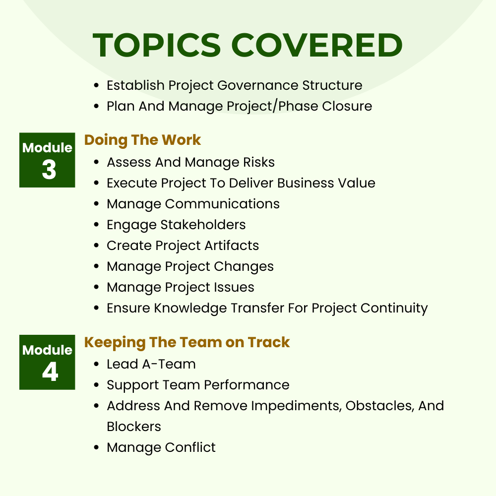 Project Management Professional Certification Training Courses ...