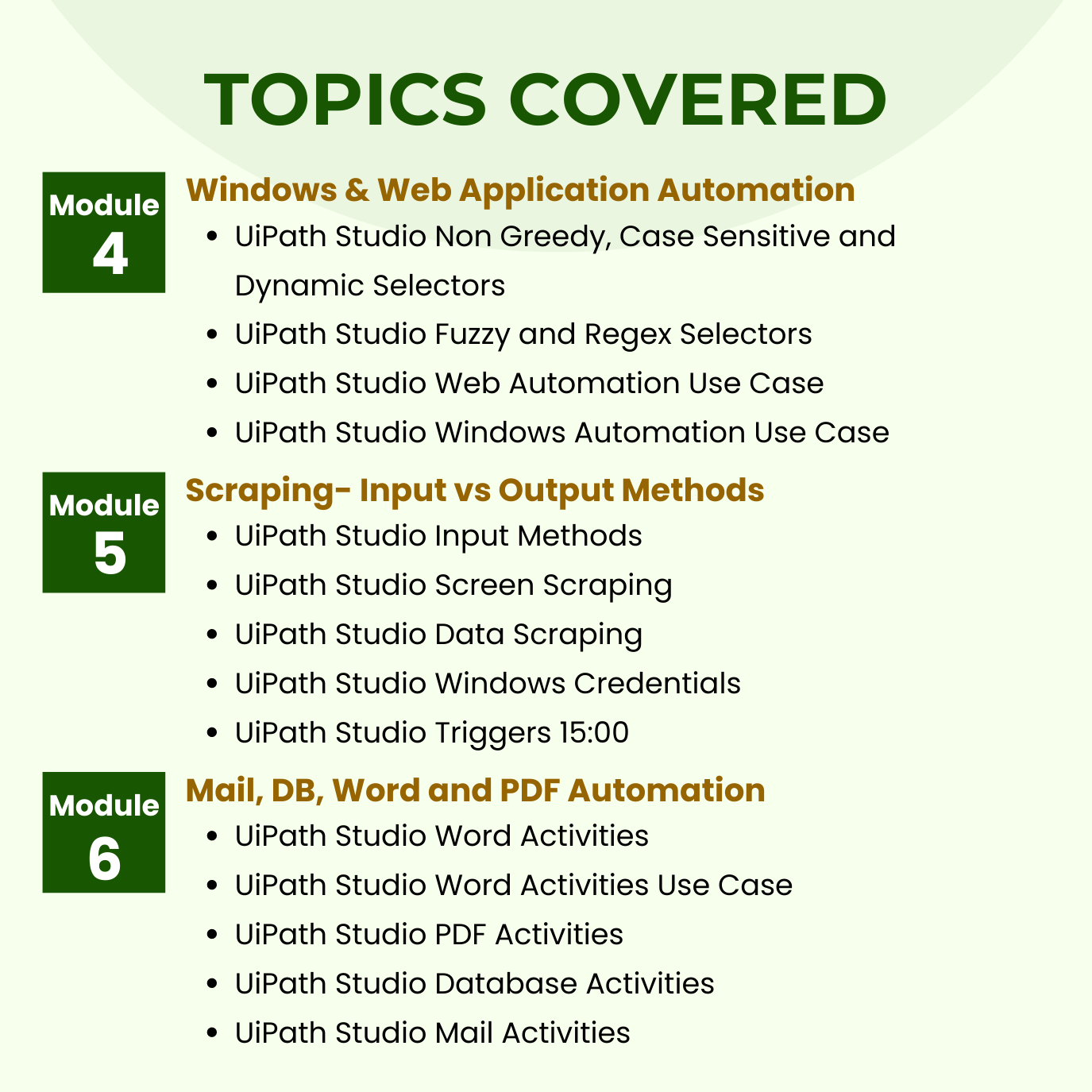 Robotics Process Automation - UI Path Self Paced eLearning Course ...