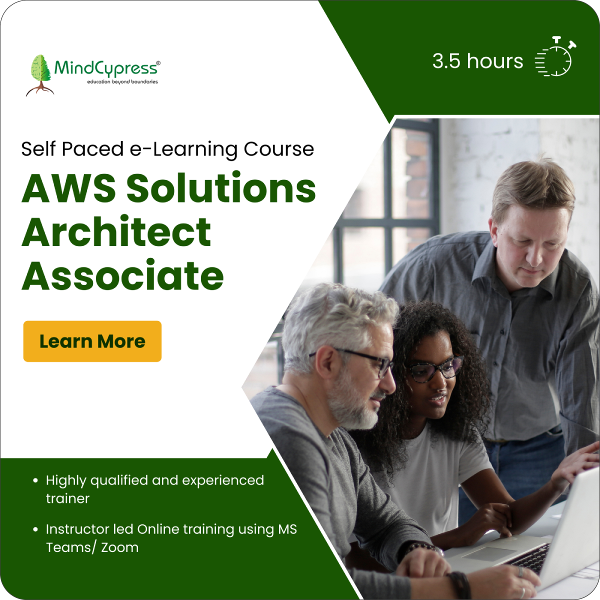 Aws Solutions Architect Associate Self Paced Elearning Course And Mindcypress